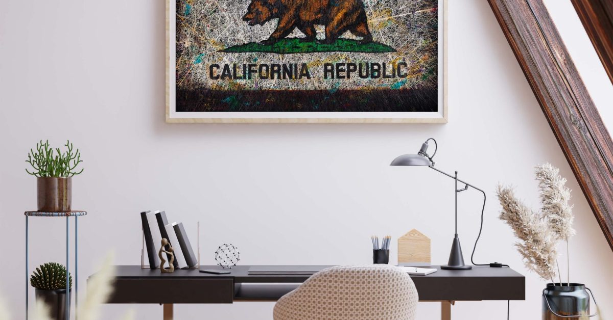 California flag wall art and the history and struggle behind it ...